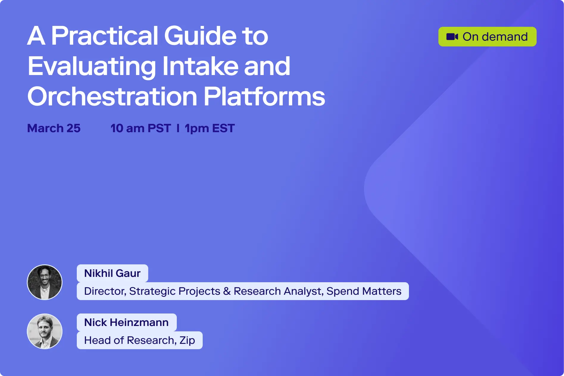 A Practical Guide to Evaluating Intake and Orchestration Platforms - Webinar